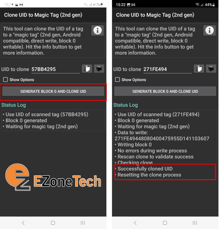 Hướng Dẫn Chép Thẻ Thang Máy Bằng Điện Thoại NFC - EZoneTech